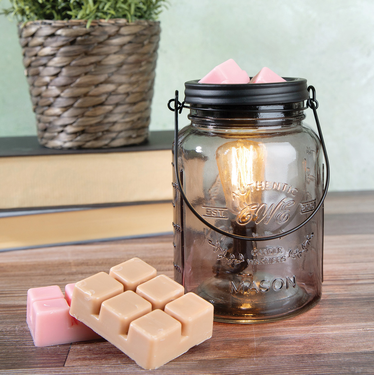 Glass Mason Jar Illumination Gift Set | Candle Warmers