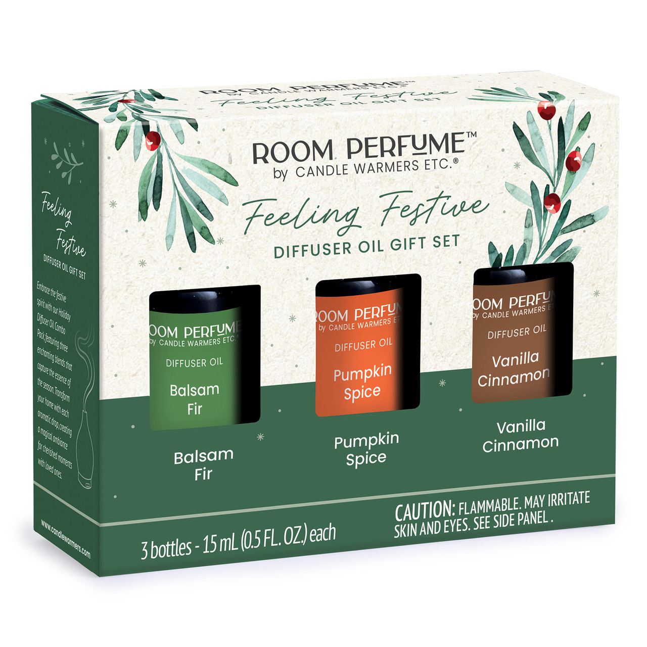 Feeling Festive Room Perfume Diffuser Oil Gift Set | Candle Warmers